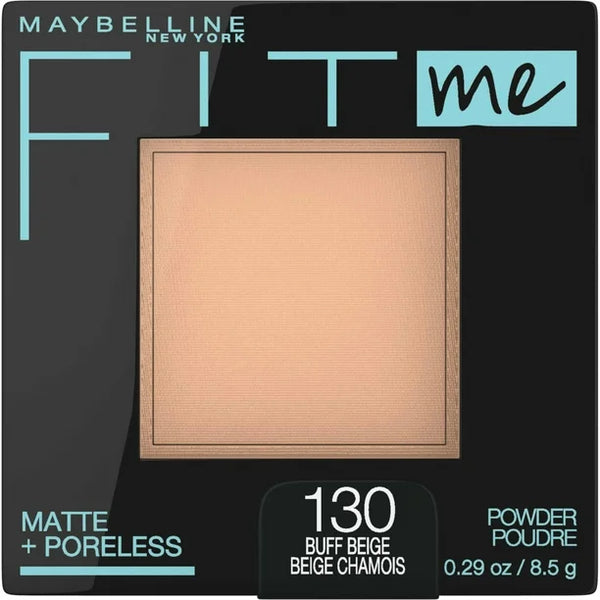 Maybelline Fit Me Matte + Poreless Powder - 130 Buff Beige ...